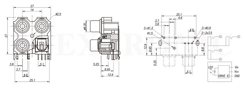 POF Socket - ALEXTRONIC - Professional in Metal & Plastic Parts ...
