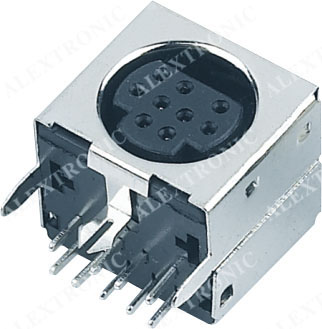 MINI DIN Socket - ALEXTRONIC - Professional in Metal & Plastic Parts ...